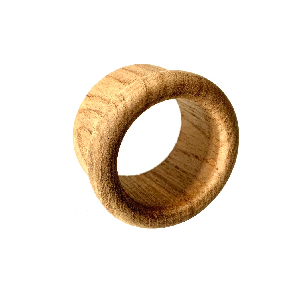 Teak Finger Ring (Pack of 12) | Onward Marine