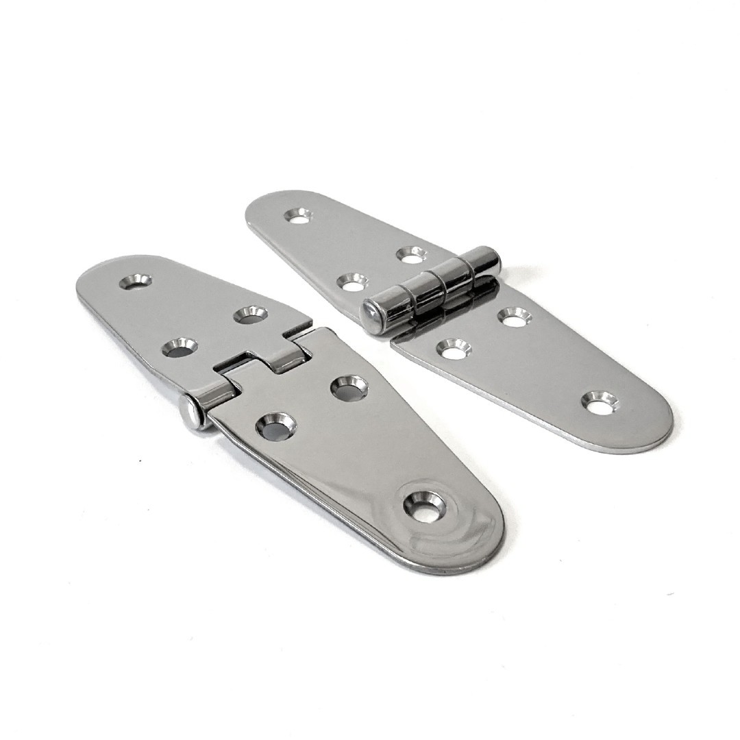 Round Sided Hinge - 68mm x 68mm | Onward Marine