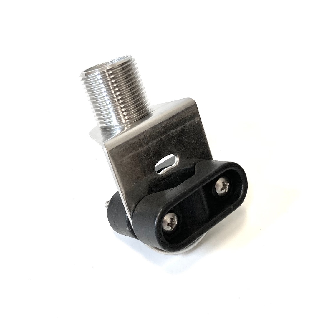 Stainless Steel Antenna Mount - Rail Mount | Onward Marine